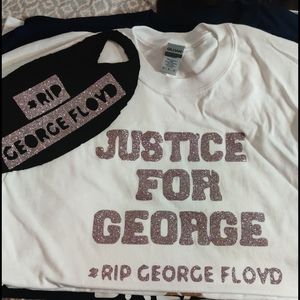Gildan | Tops | George Floyd Tee Shirt And Mask | Poshmark